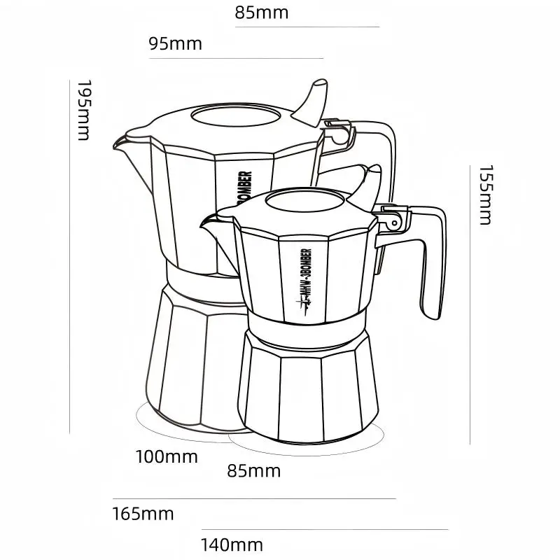 MHW-3BOMBER Moka Pot | Coffee Filter Jugs | Joybuy